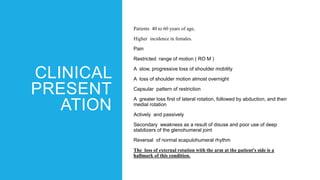 Adhesive Capsulitis | PPTX