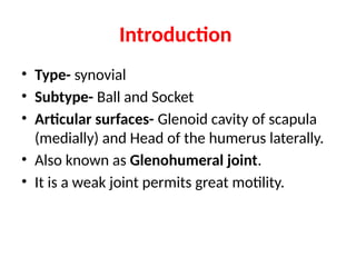 SHOULDER JOINT.pptx allll Enteric nervous system. pptxtumor final detail rur the umer nd thr ...