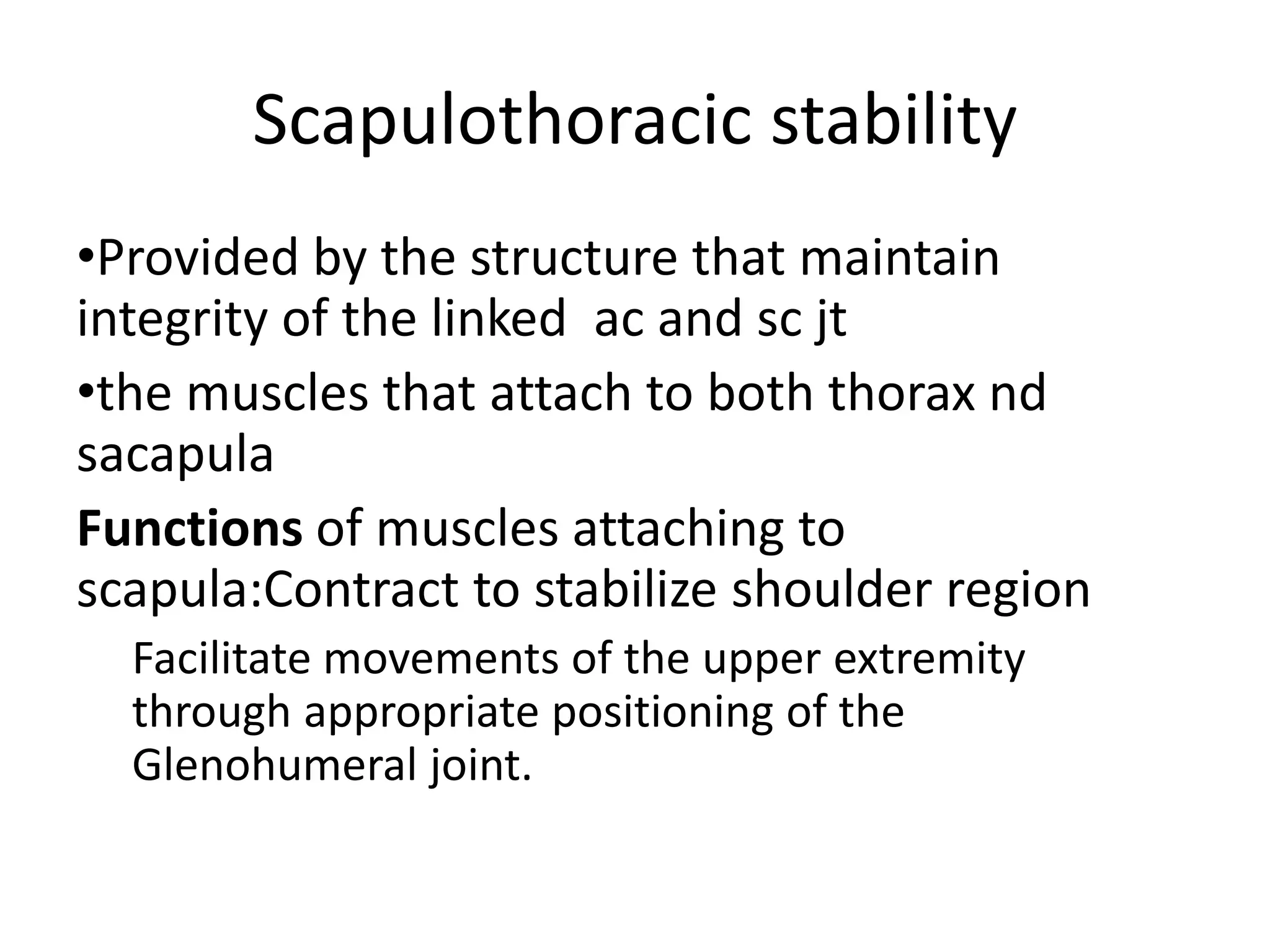 Shoulder joint BIOMECHANICS. | PDF