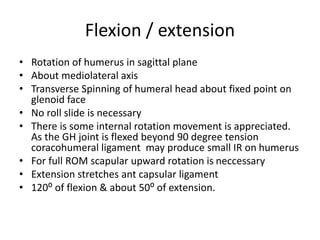 Shoulder joint BIOMECHANICS. | PDF