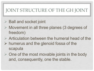 Biomechanics of Shoulder joint 04 | PPT