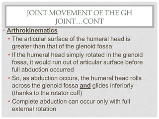 Biomechanics of Shoulder joint 04 | PPT