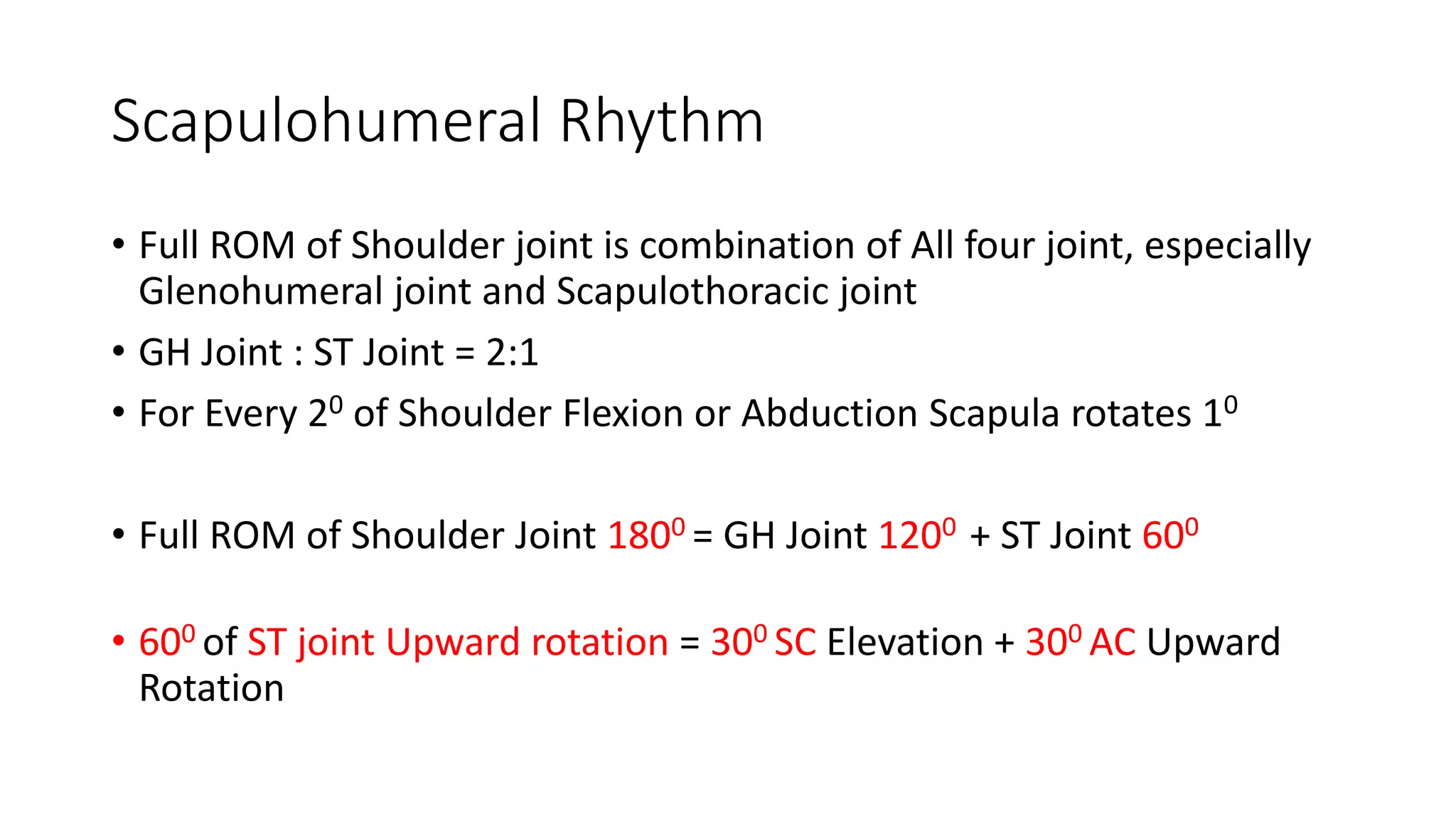 Shoulder joint biomechanics | PPTX