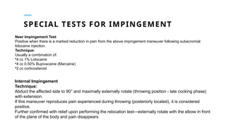 Shoulder joint clinical examination with tests | PPTX
