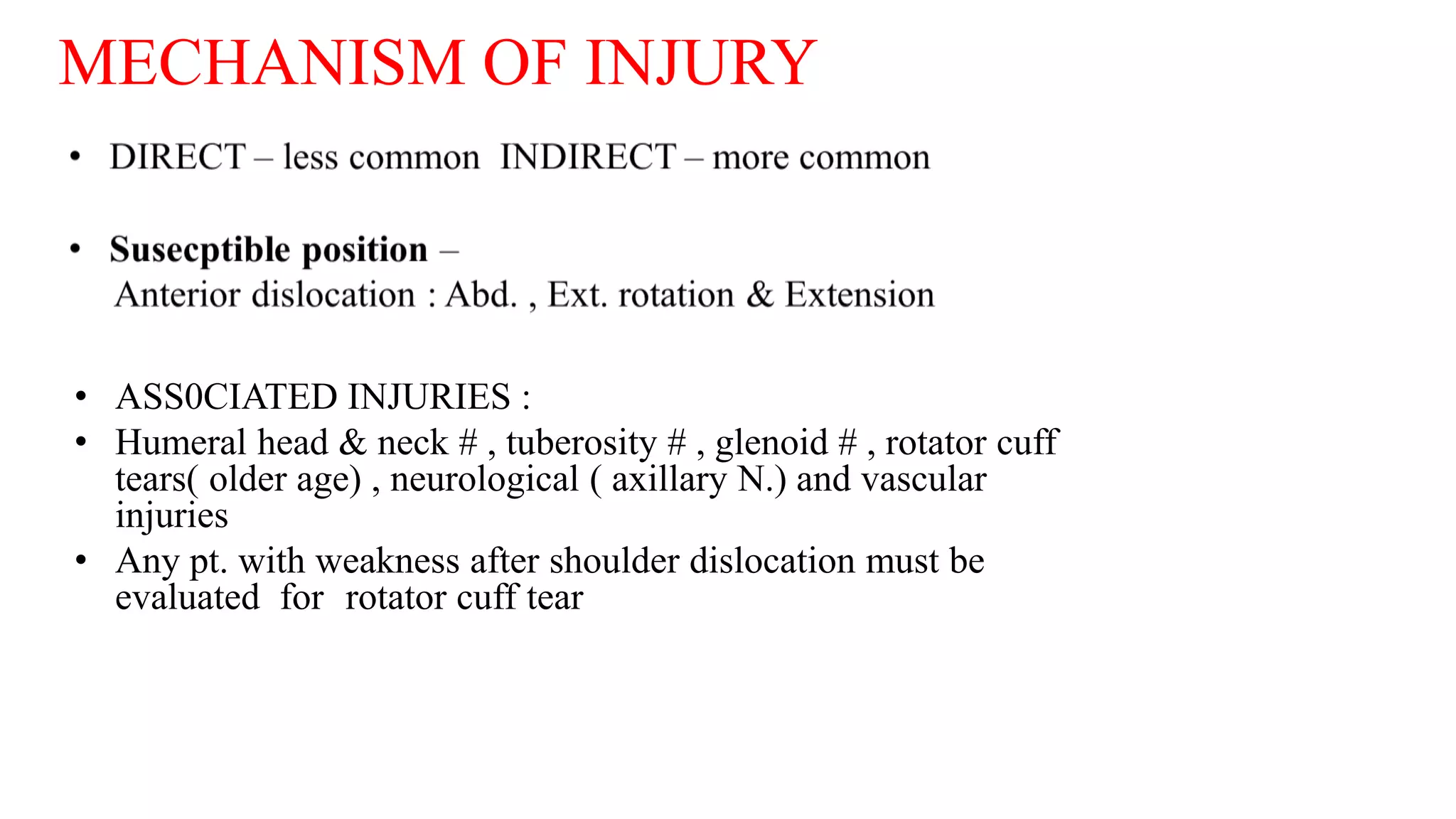 Shoulder joint instability | PPT