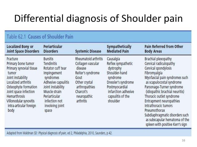 SHOULDER PAIN Diff. Diagnosis RB.pptx