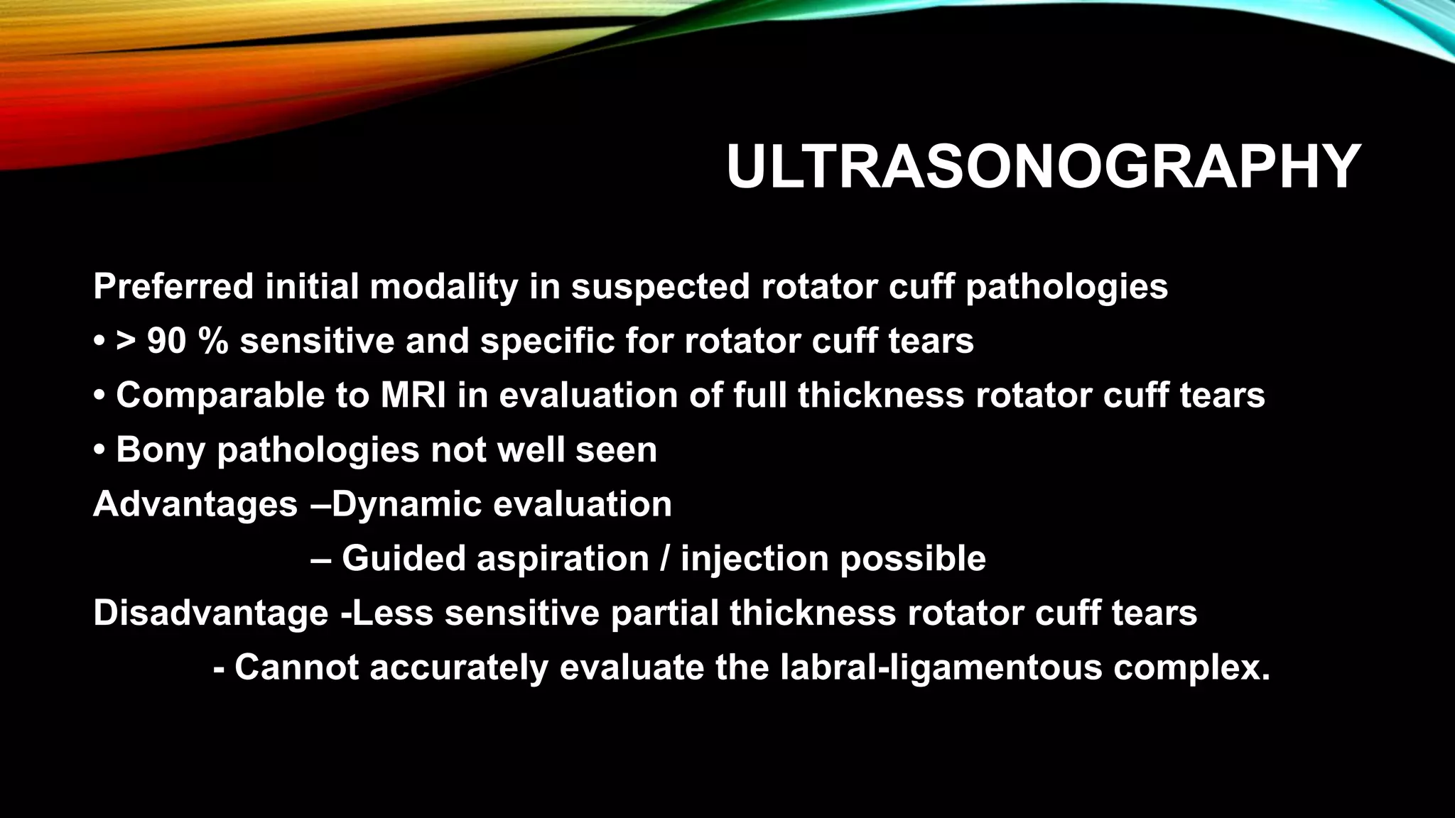 Shoulder pathologies | PPTX