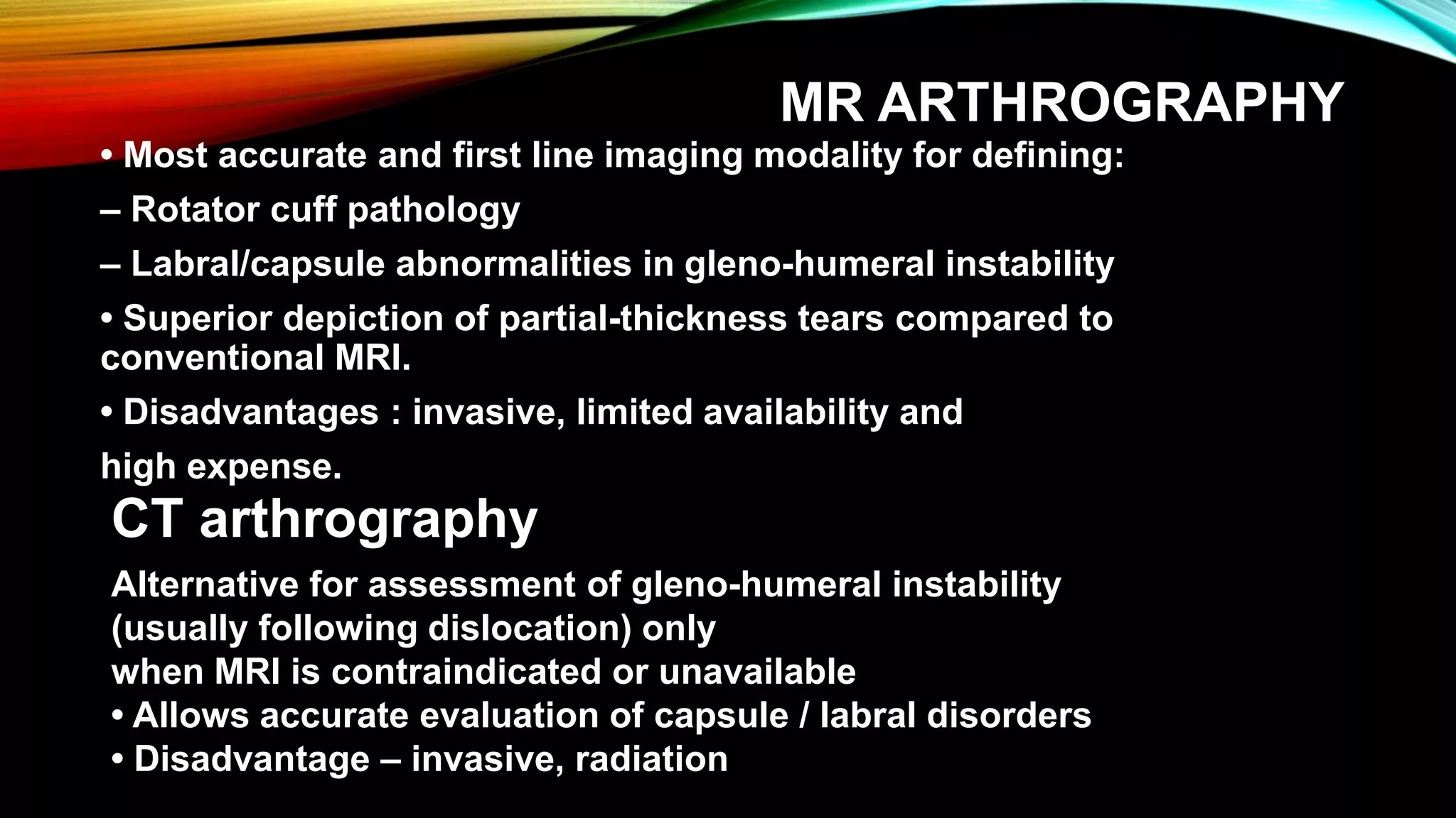 Shoulder pathologies | PPTX