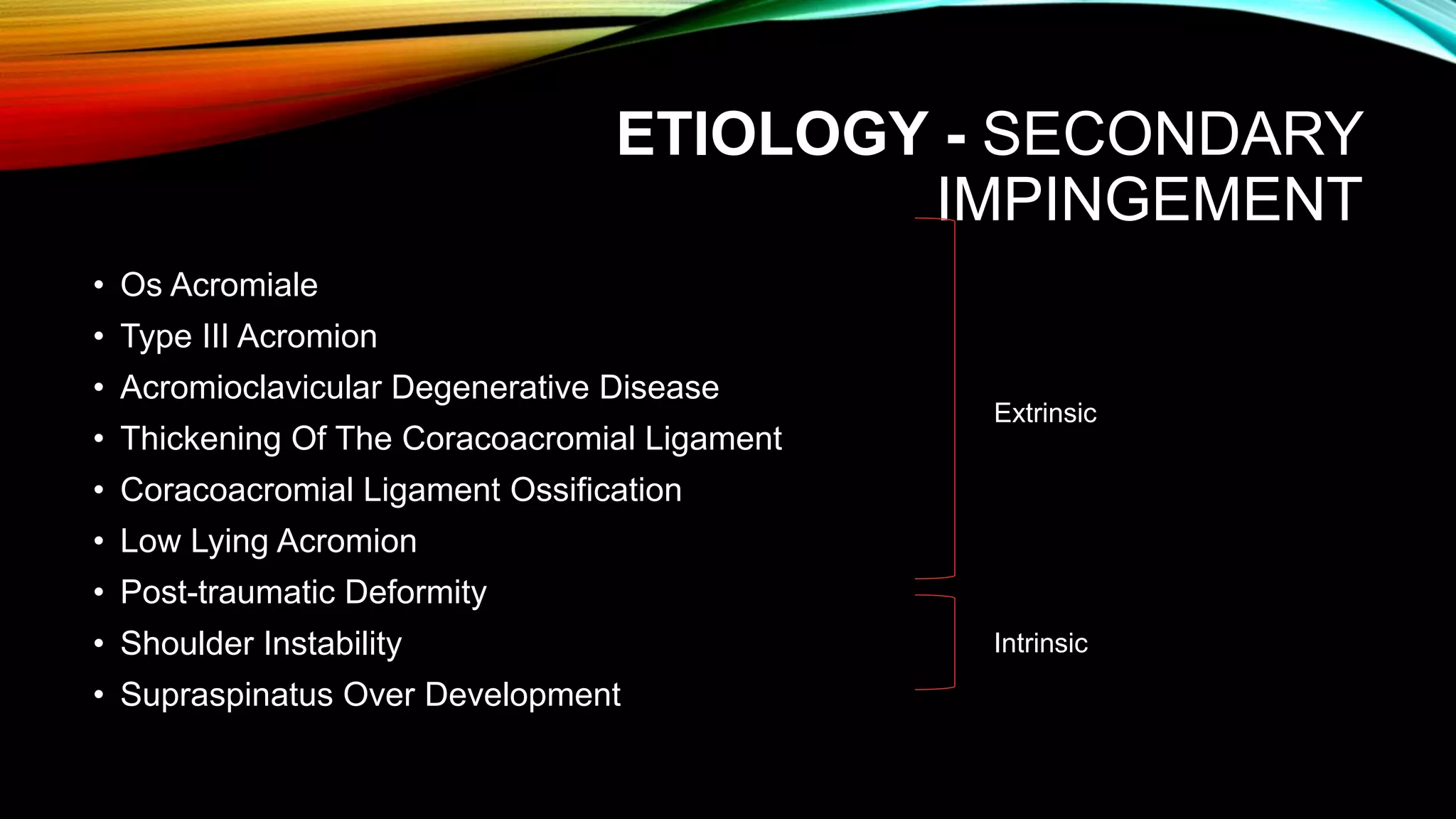 Shoulder pathologies | PPTX