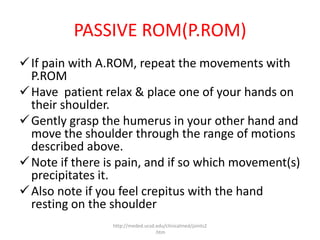 Shoulder pathomechanics | PPTX