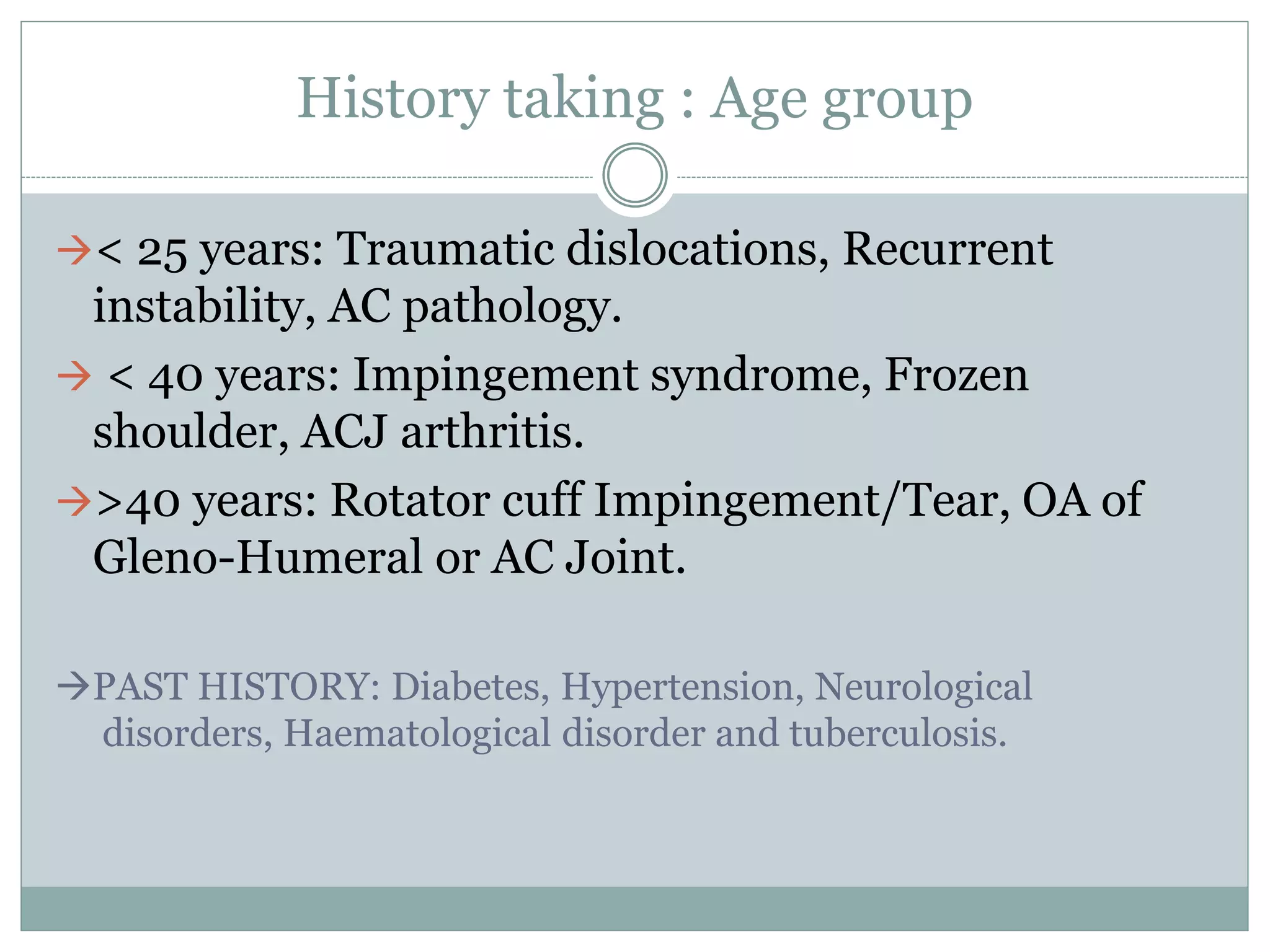 Shoulder Joint Examinitaion | PPTX