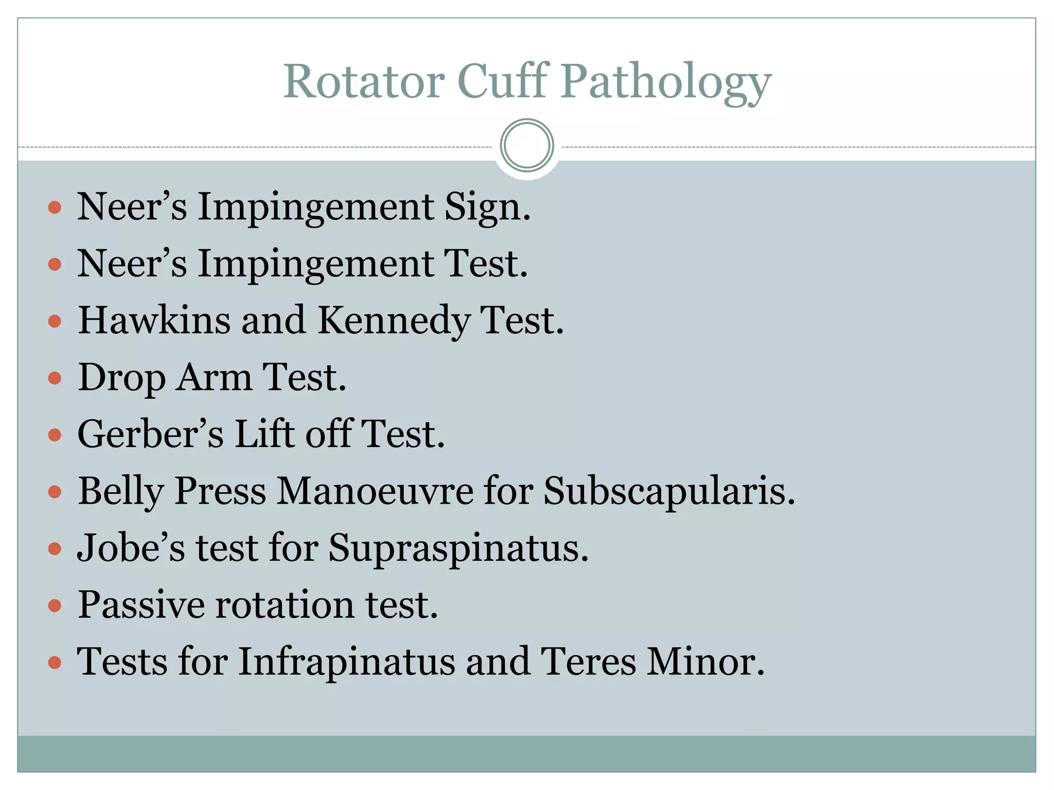 Shoulder Joint Examinitaion | PPTX