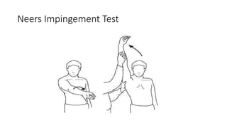 Shoulder special tests-pictoral | PPTX