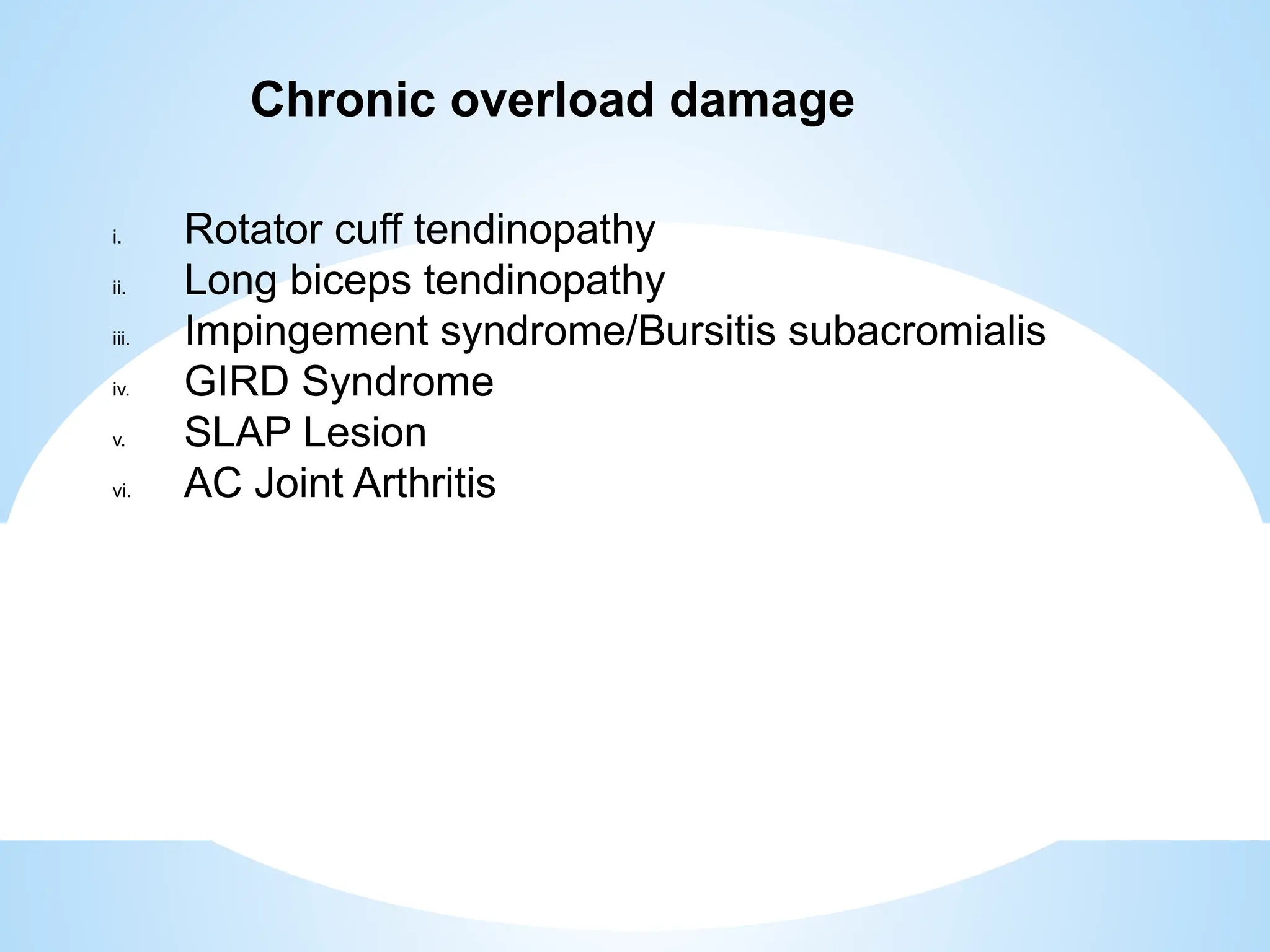 shoulder sports injuries ppt knee and shoulder | PPTX