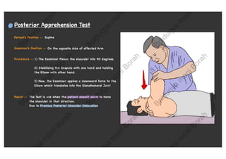 Shoulder Special Tests Guide + Diagnosis | PPTX