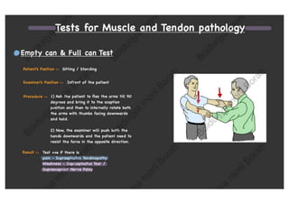 Shoulder Special Tests Guide + Diagnosis | PPTX