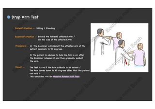 Shoulder Special Tests Guide + Diagnosis | PPTX