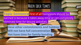 Should homework be banned | PPTX