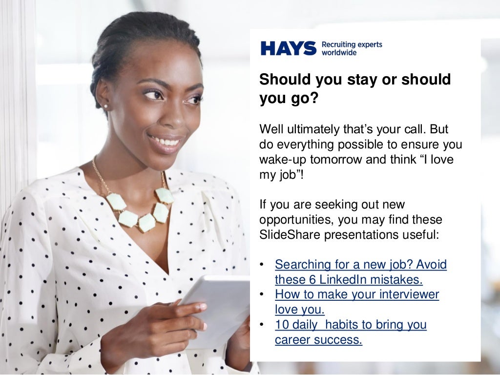 Should you stay or should