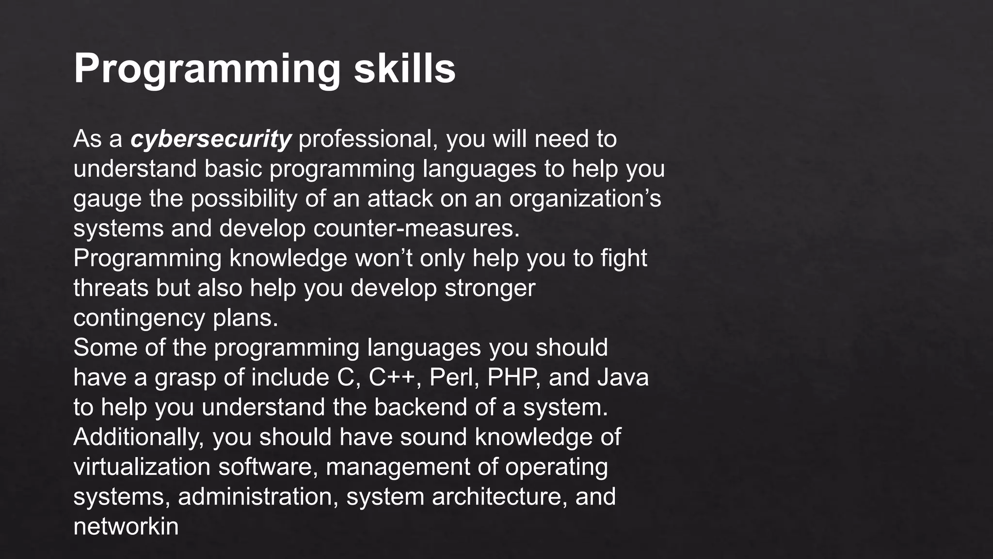 Should i study cyber security | PPTX