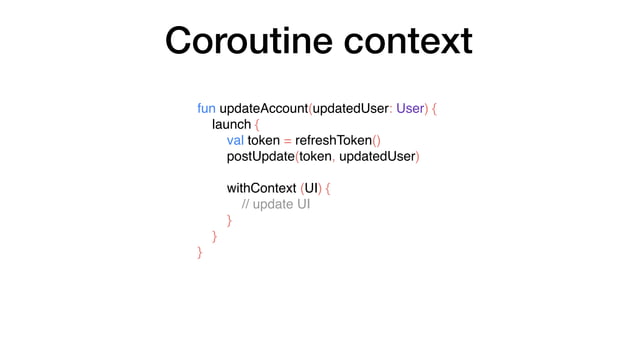 Should it be routine to use coroutines? | PPT