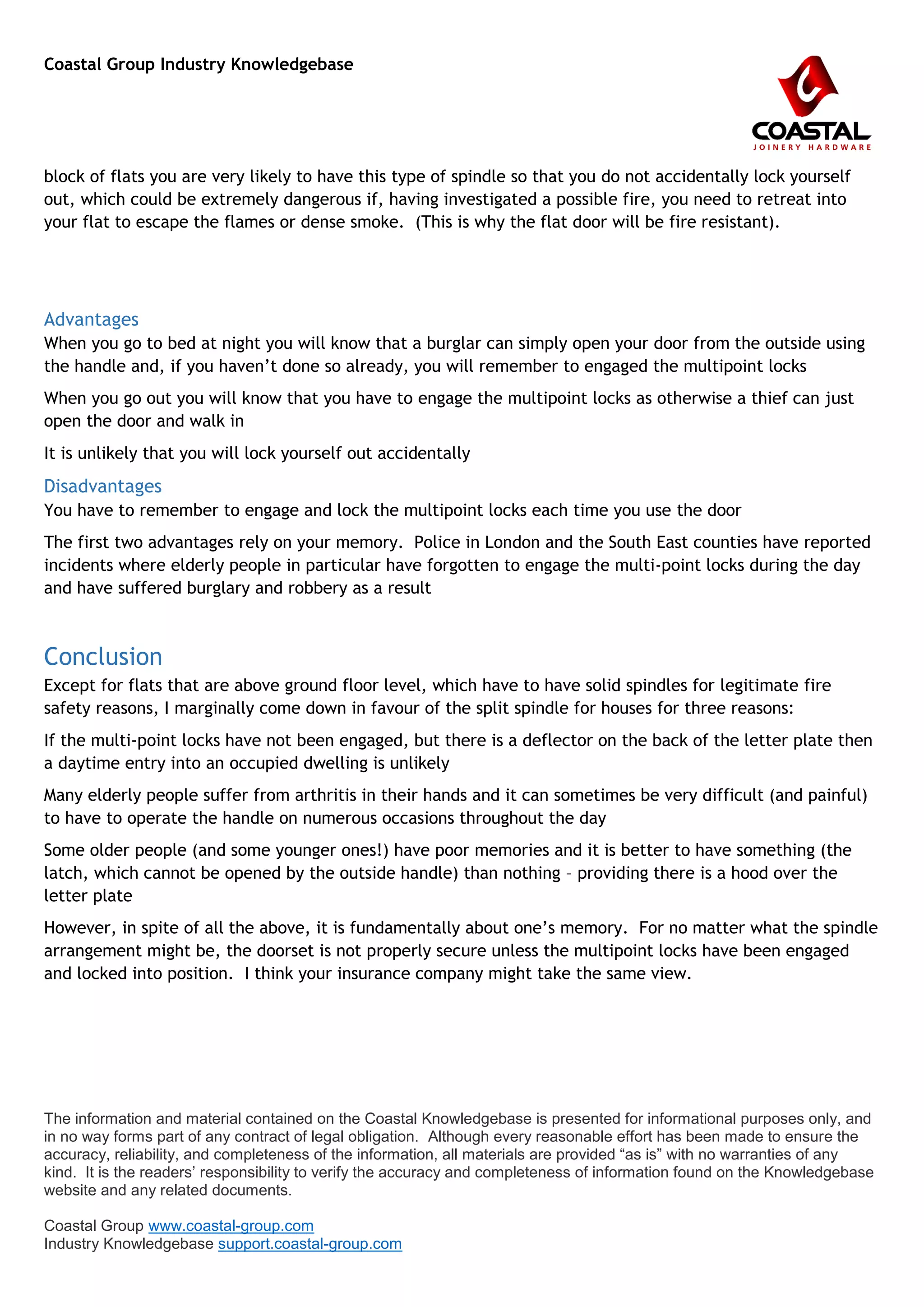 Should i use a split or a solid spindle | PDF