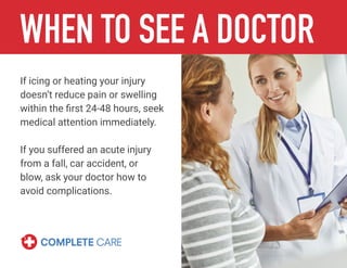 Should i use ice or heat for an injury? | PDF