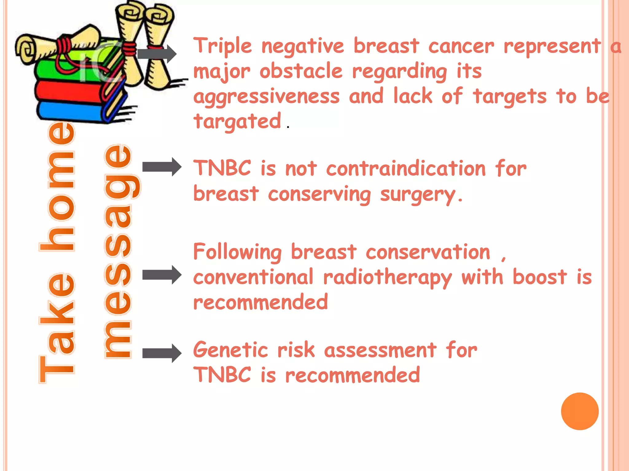 Should triple negative breast cancer (tnbc) subtype | PPT