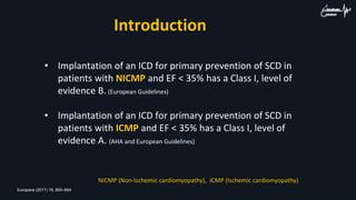 Should we implant icd only in some patients with nicmp (cons) | PPTX