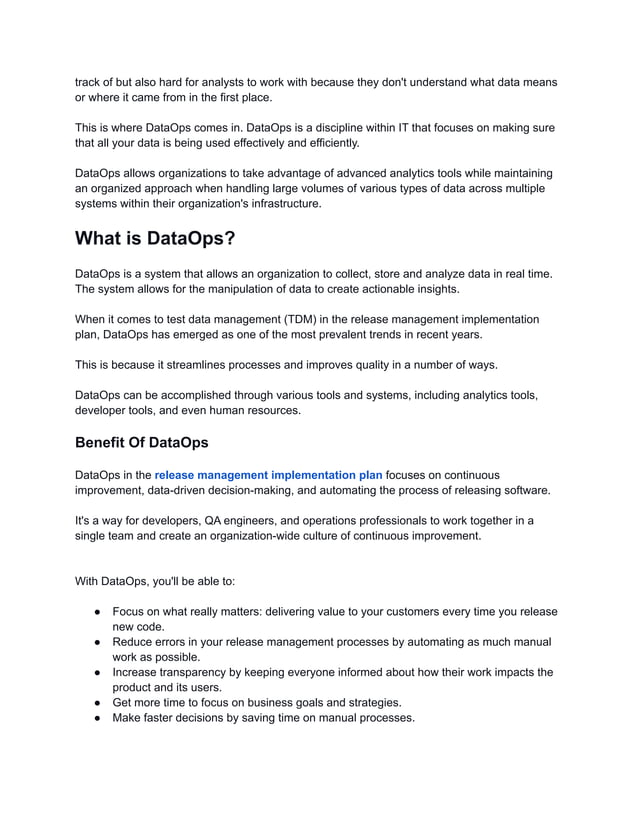 Should You Integrate DataOps in Your Business Process? | PDF | Web Development | Internet