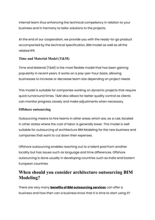 Should You Outsource BIM Services for Your Business in 2025 | PDF