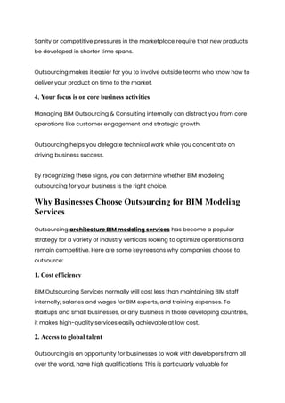Should You Outsource BIM Services for Your Business in 2025 | PDF