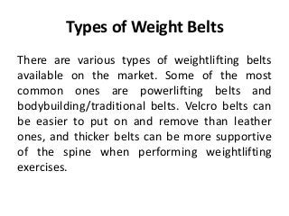 Should You Use a Weight Belt for Lifting? | PPT