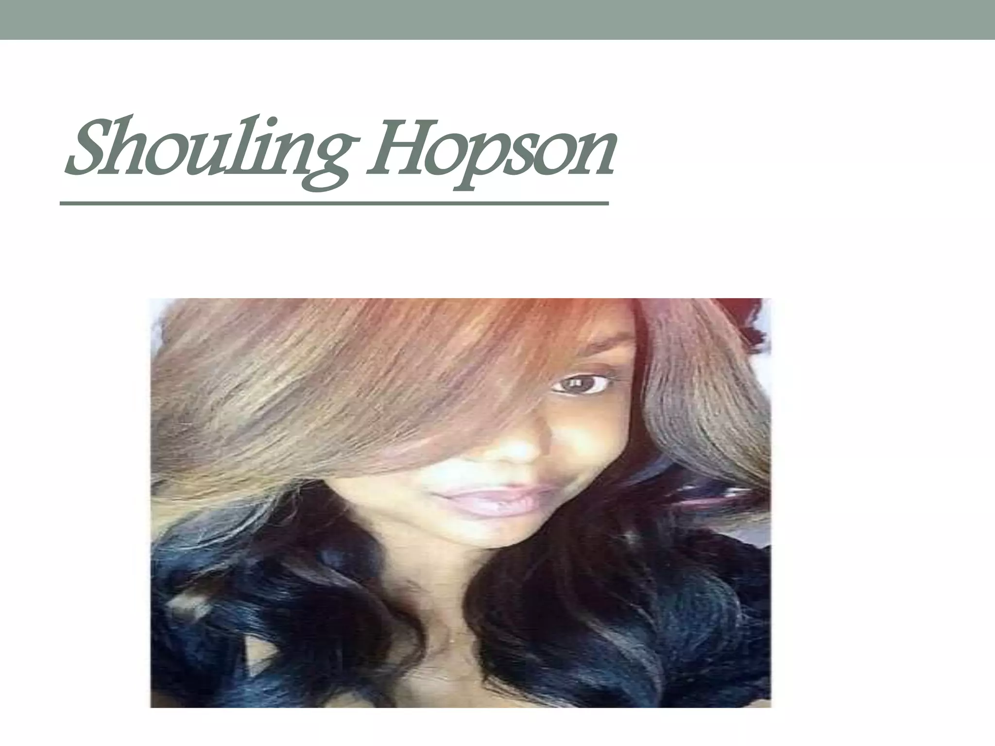 Shou ling hopson | PPT