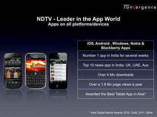#Digital Caribbean: Convergence at NDTV India | PPTX | Social Networking | Internet