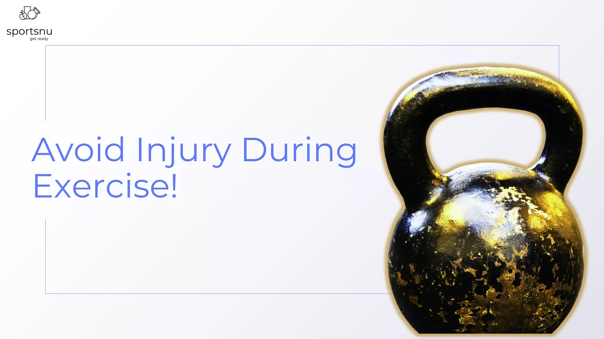 Avoid injury during exercise | PPT