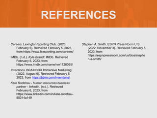 Shouse_SportsCastingofScience_PersonalBrand.pptx