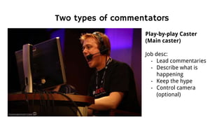 Shoutcasting 101 #1 | PPTX | Sports