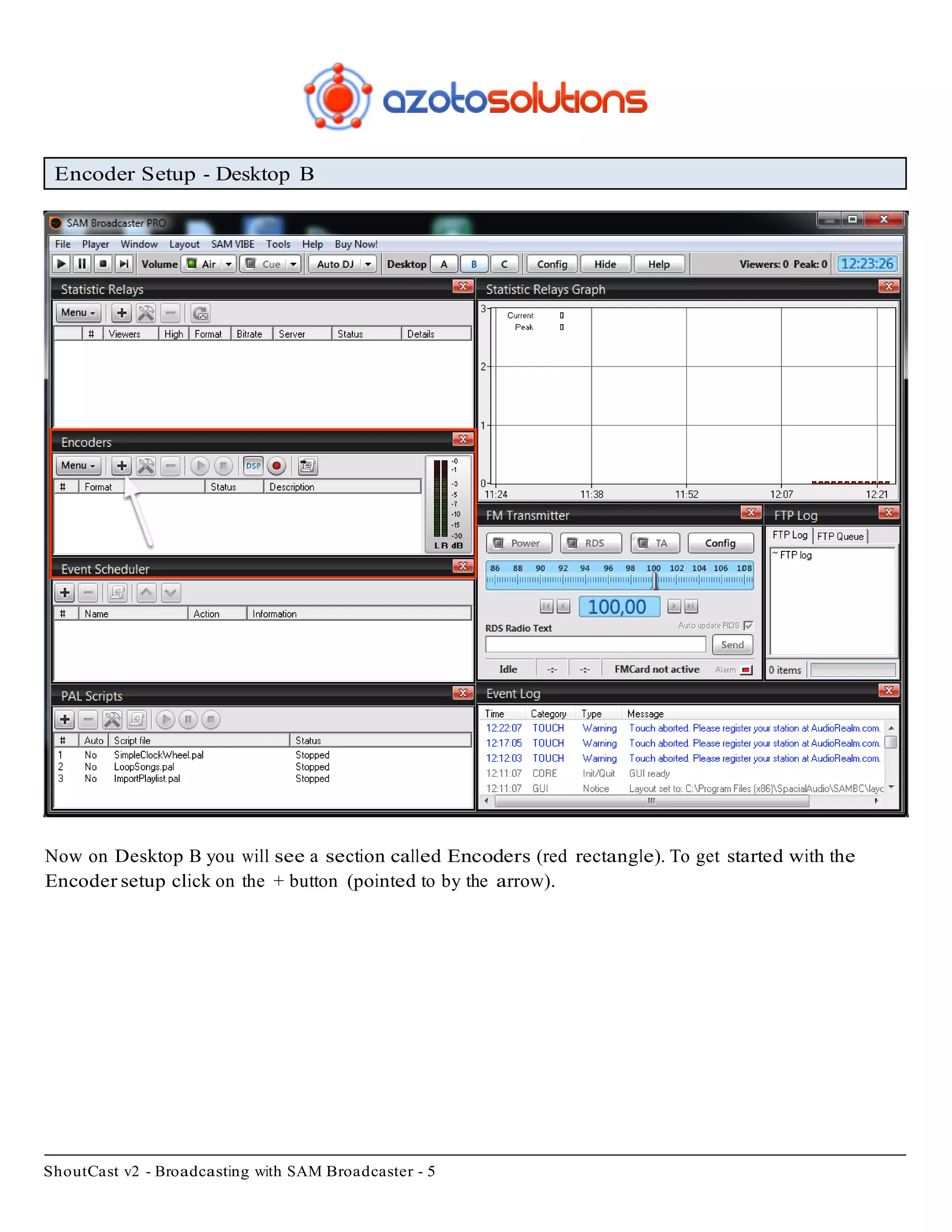 ShoutCast v2 broadcasting with sam broadcaster | PDF