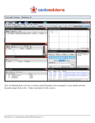 ShoutCast v2 broadcasting with sam broadcaster | PDF