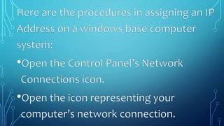 Assigning IP Address | PPTX