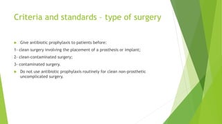 Local Audit on Surgical Antibiotic Prophylaxis | PPTX