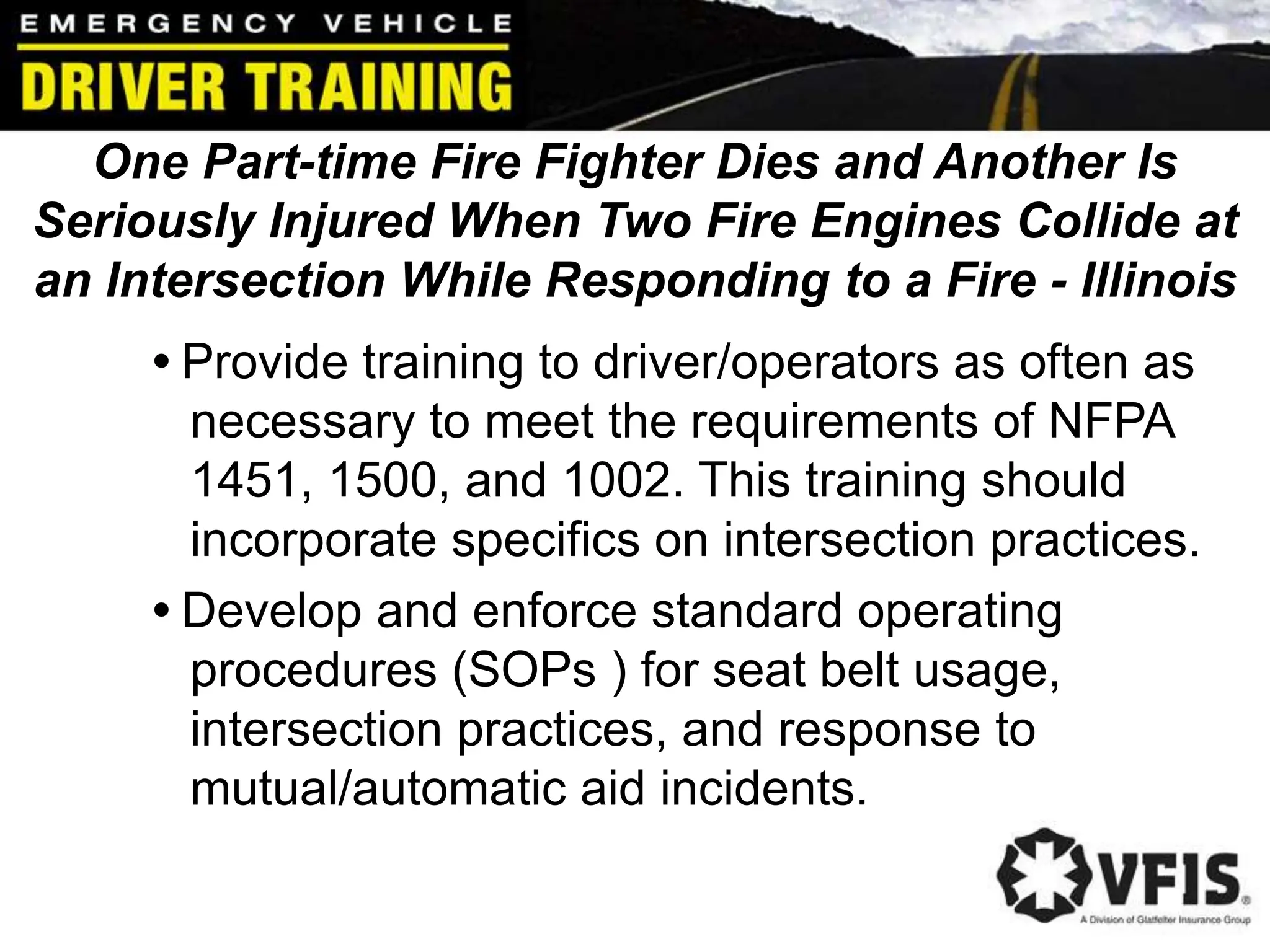 EMERGENCY VEHICLE OPERATIONS FOR AMBULANCE PROFESSIONALS | PPT