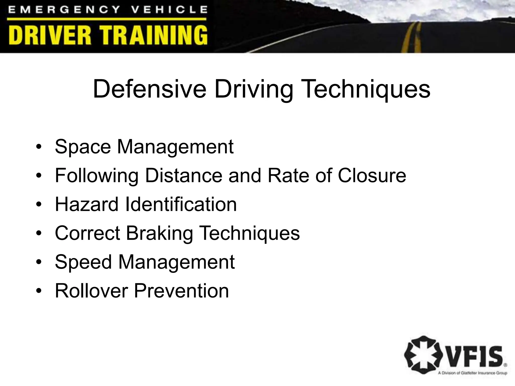 EMERGENCY VEHICLE OPERATIONS FOR AMBULANCE PROFESSIONALS | PPT