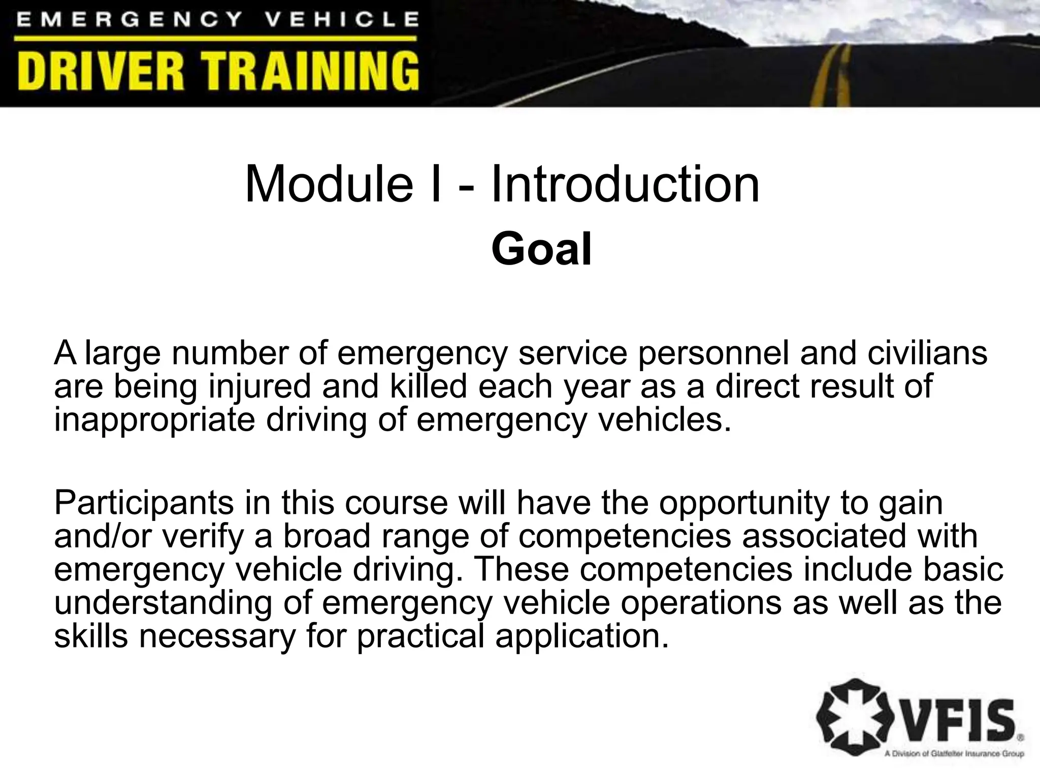 EMERGENCY VEHICLE OPERATIONS FOR AMBULANCE PROFESSIONALS | PPT