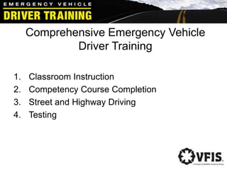 EMERGENCY VEHICLE OPERATIONS FOR AMBULANCE PROFESSIONALS | PPT