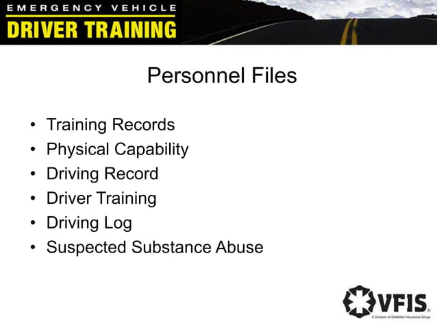 EMERGENCY VEHICLE OPERATIONS FOR AMBULANCE PROFESSIONALS | PPT | First ...