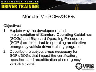 EMERGENCY VEHICLE OPERATIONS FOR AMBULANCE PROFESSIONALS | PPT