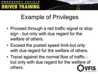 EMERGENCY VEHICLE OPERATIONS FOR AMBULANCE PROFESSIONALS | PPT