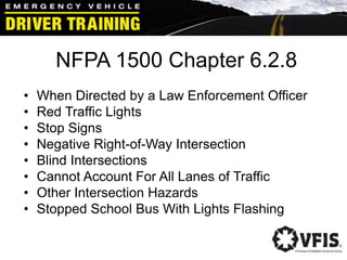 EMERGENCY VEHICLE OPERATIONS FOR AMBULANCE PROFESSIONALS | PPT